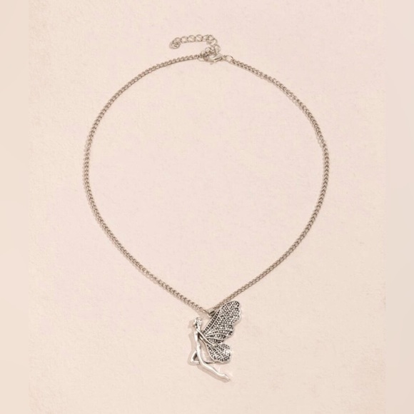 Jewelry | Fairy In Flight Silver Scale Wing Faerie Sprite Pixie Fay ...